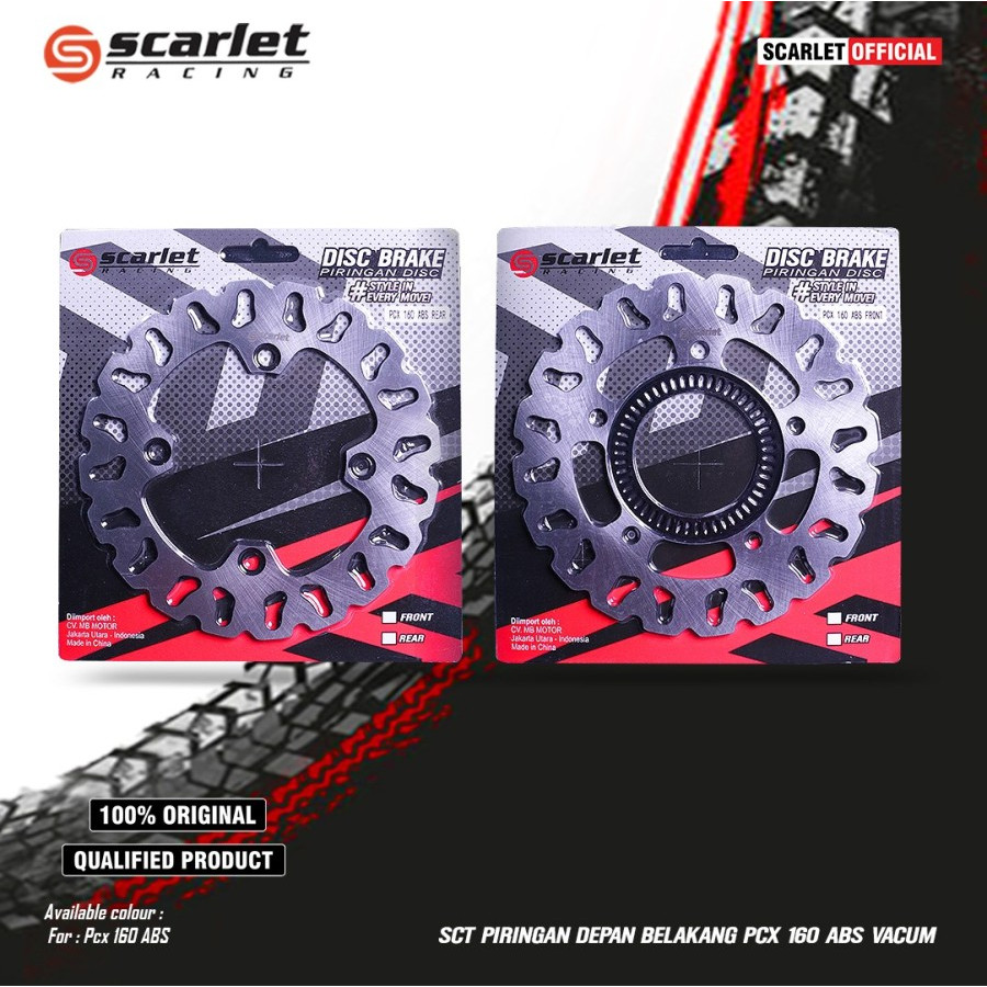 Scarlet RACING DISC DISC SET PNP PCX160 / PCX 160 ABS AND CBS | Shopee ...