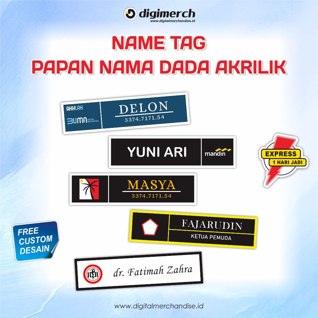 CUSTOM ACRYLIC NAME TAG / CHEST NAME ACRYLIC CHEST NAME PLATE CUSTOM ...
