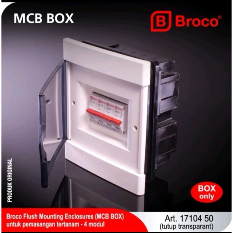 Broco BOX MCB 4 GROUP INBOW HOUSE MCB ELECTRIC SNI | Shopee Philippines