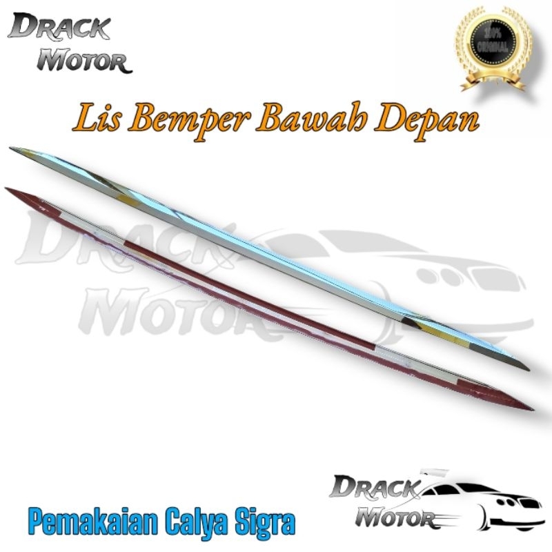 ORIGINAL CALYA SIGRA CHROME FRONT BUMPER LIST CHROME // ORIGINAL CALYA ...