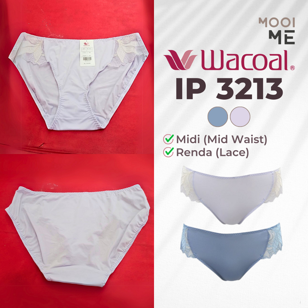 Wacoal IP 3213 Midi Panty (Underpants) Sexy Lace (Lace) | Shopee ...