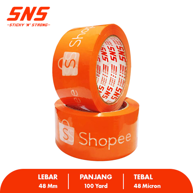 Shopee ONLINE SHOP duct tape 2 INCH (48 mm) x 100 YARD - SNS - ORANGE | Shopee Philippines