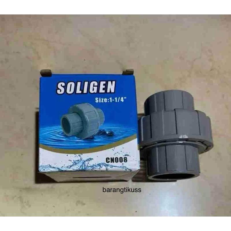Soligen PVC Watermur 11/4” / Union 1.25” Plain Pump Water Mur | Shopee ...