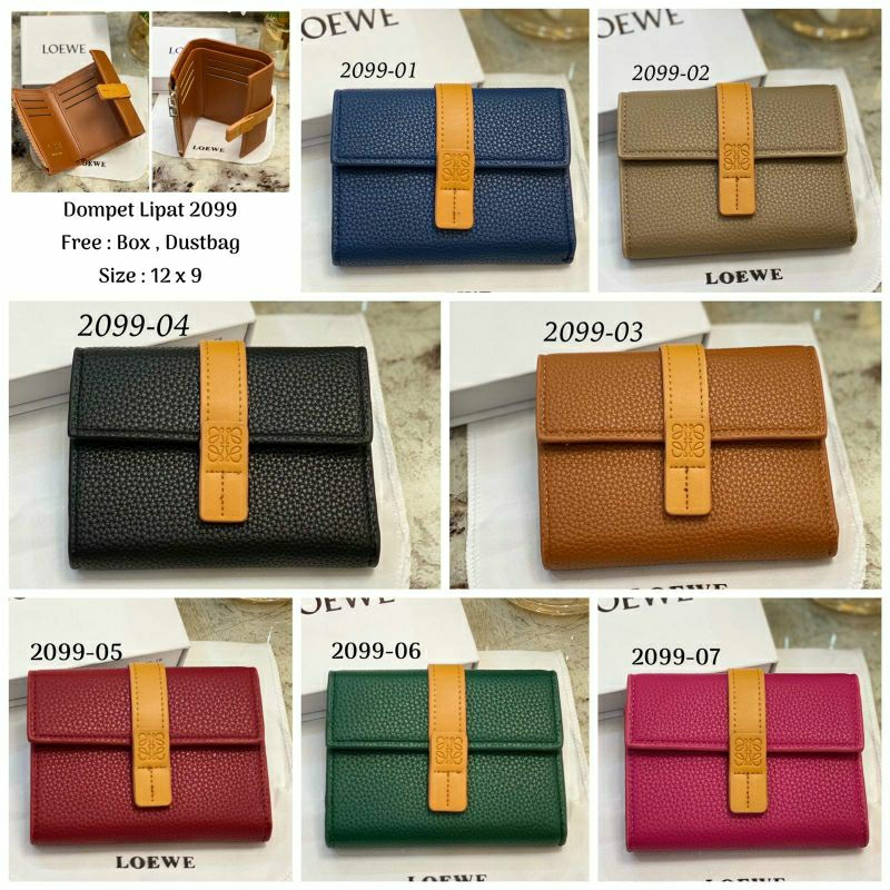 New Loyee Wallet 2099 Folding Mini 2Tone Free Box Import Semprem ...