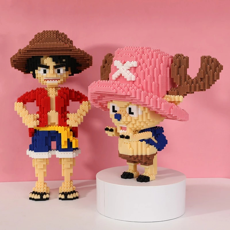 Nano Block Character Onepiece Luffy Chopper 3D Series Educational Toys ...