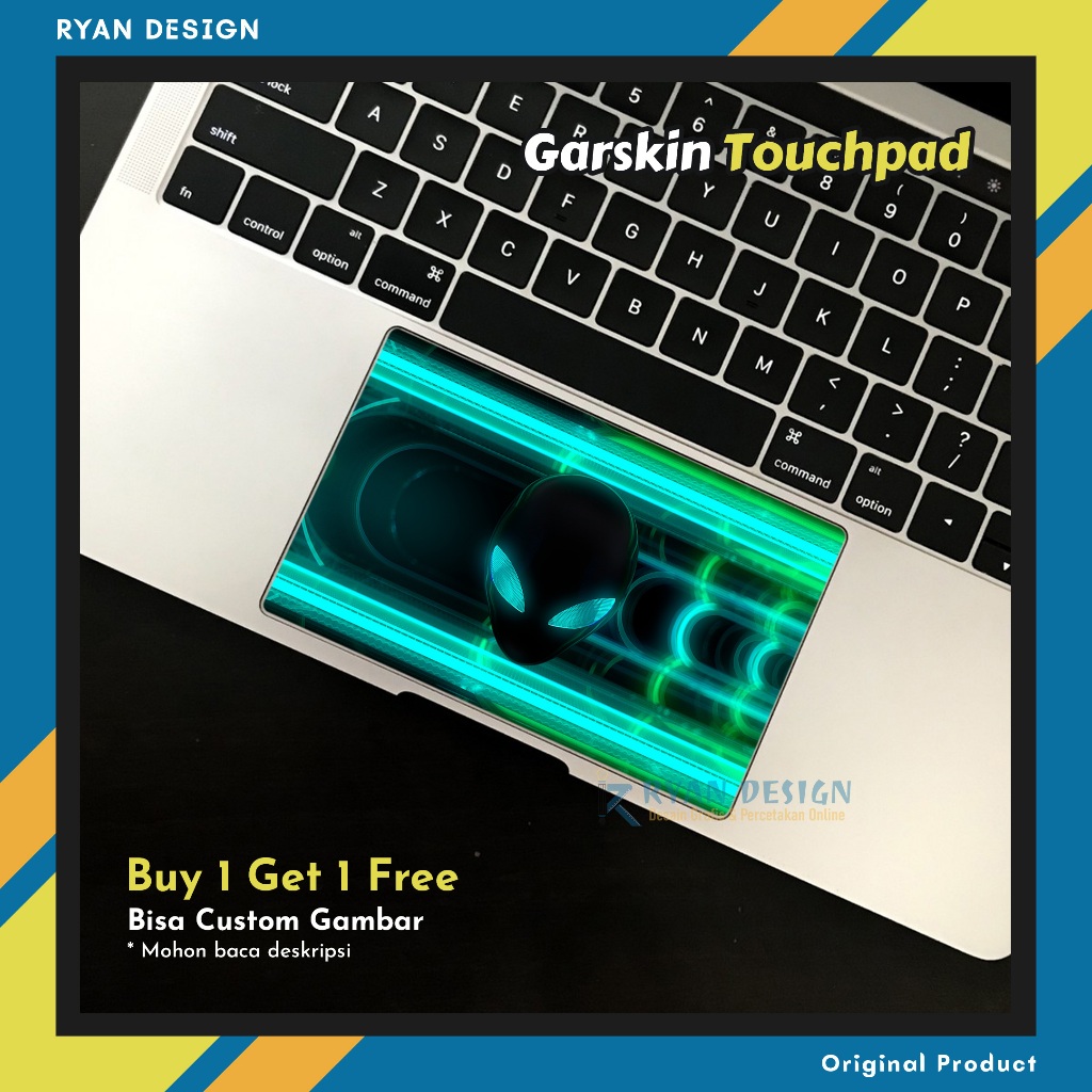 Premium Garskin TouchPad Laptop Skin Alienware TrackPad Protector ...
