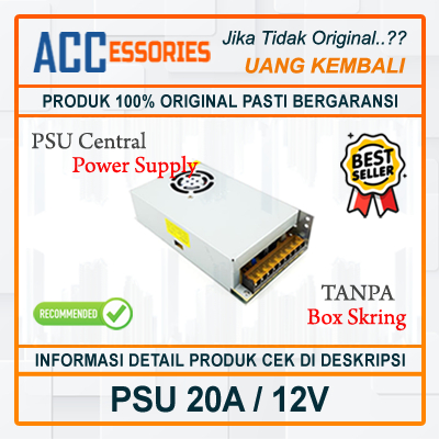 Psu Central Power Supply 20A / 12V Switching | Shopee Philippines