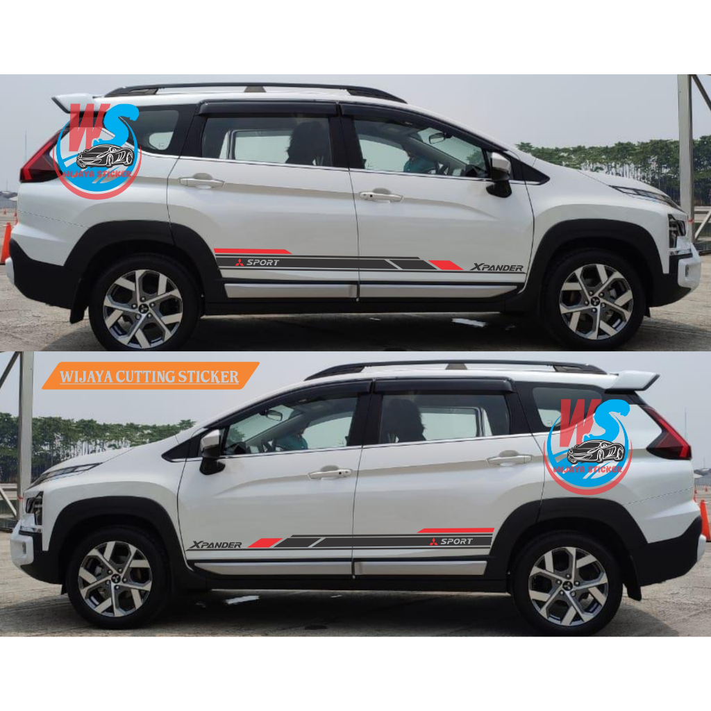 Xpander Car Stickers Latest XPANDER Car Side Body List Stickers ...