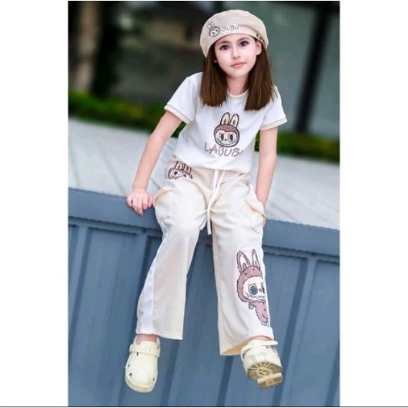 Labubu Crop Suit Model for Girls 6-10 Years | Shopee Philippines