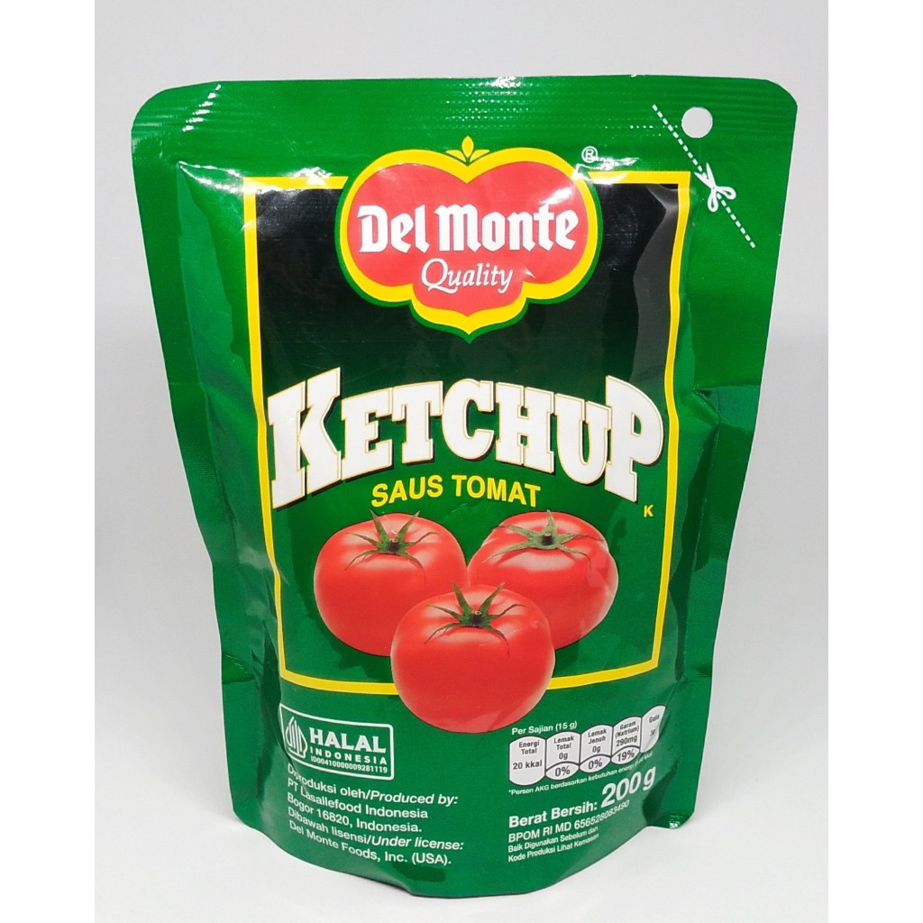 Del Monte Ketchup TOMATO SAUCE 200g Packaging | Shopee Philippines