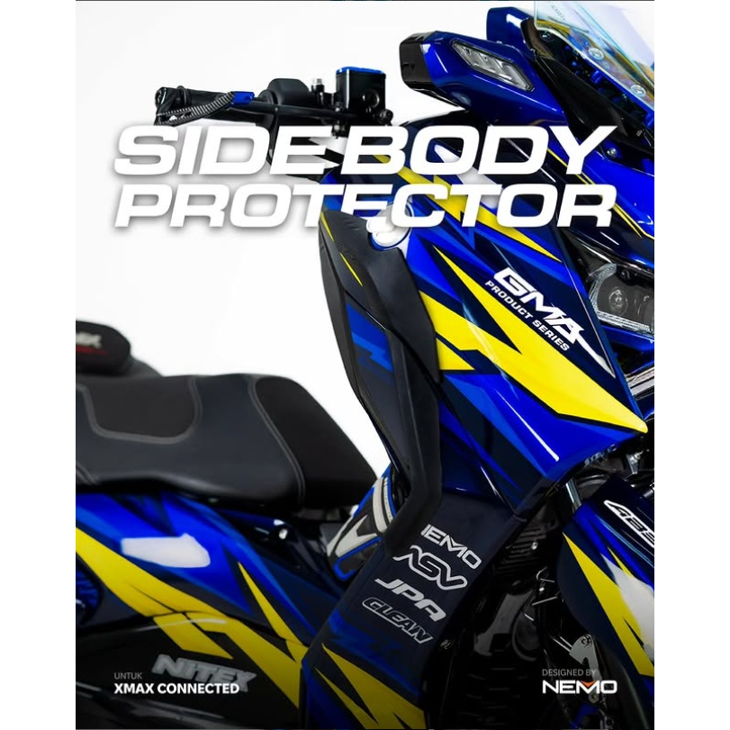 Nemo Side Body Protector Xmax V2 Connected | Shopee Philippines