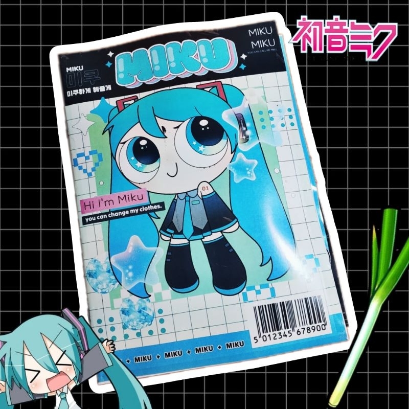 Hatsune Miku Paper Doll Books Squishy | Shopee Philippines