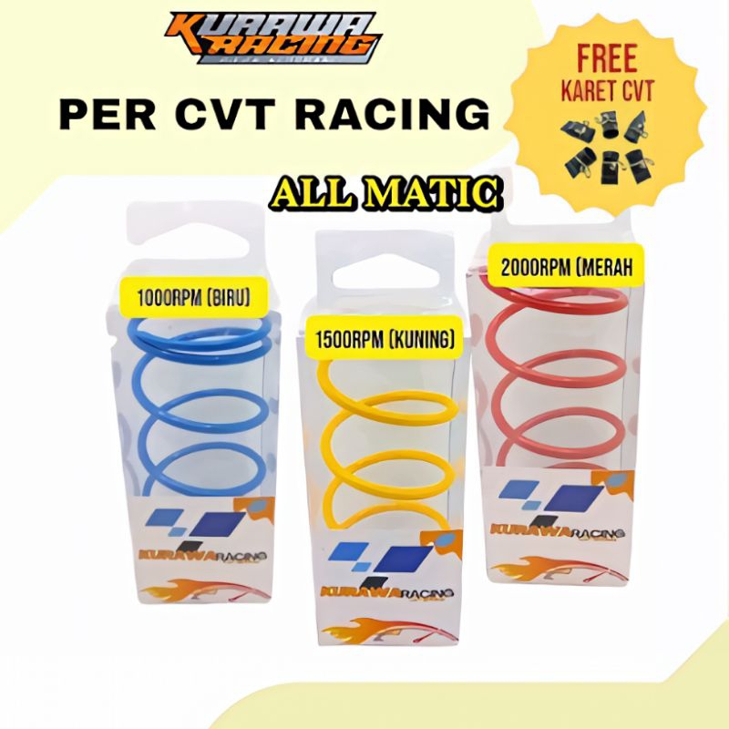 Per CVT 1000 RPM 1500 RPM 2000 RPM KURAWA RACING ALL MATIC | Cvt CVT ...