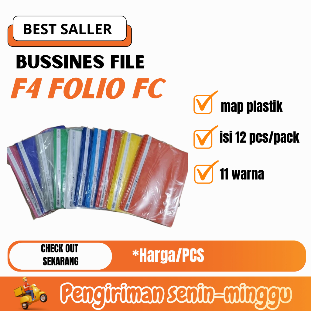 Bussines file F4 Folio Fc / My Plastic folder folder (12 pcs) | Shopee ...
