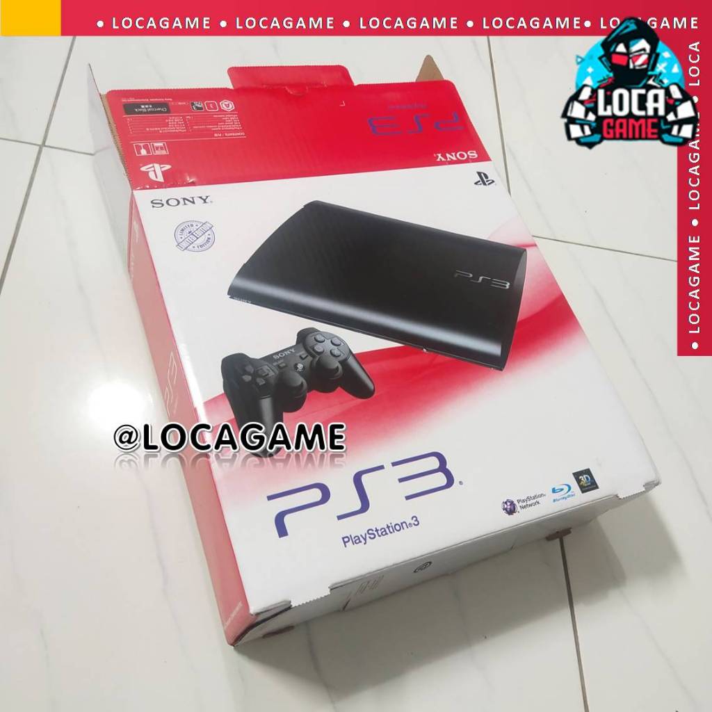 Superslim PS3 CARDBOARD PACK COMPLETE OUTSIDE AND INSIDE DUS | Shopee ...