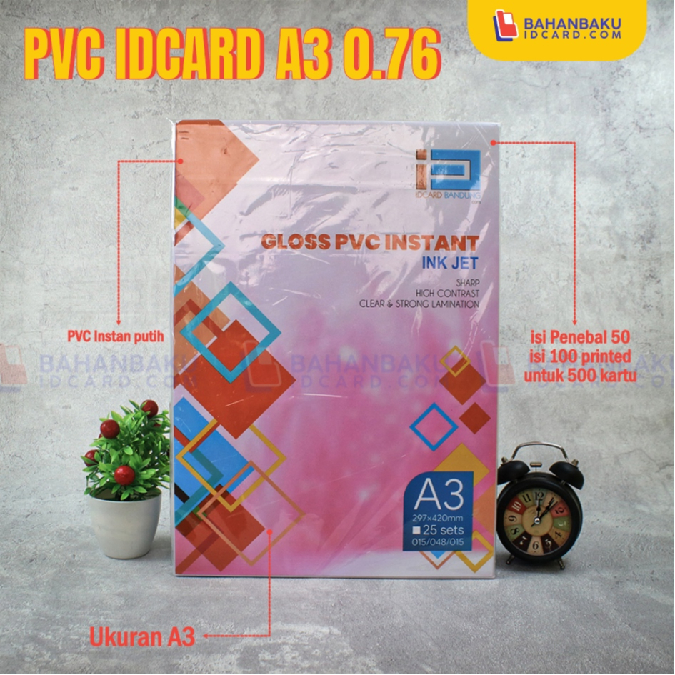 A3 size instant id card material with inkjet and laser print, a3 print ...