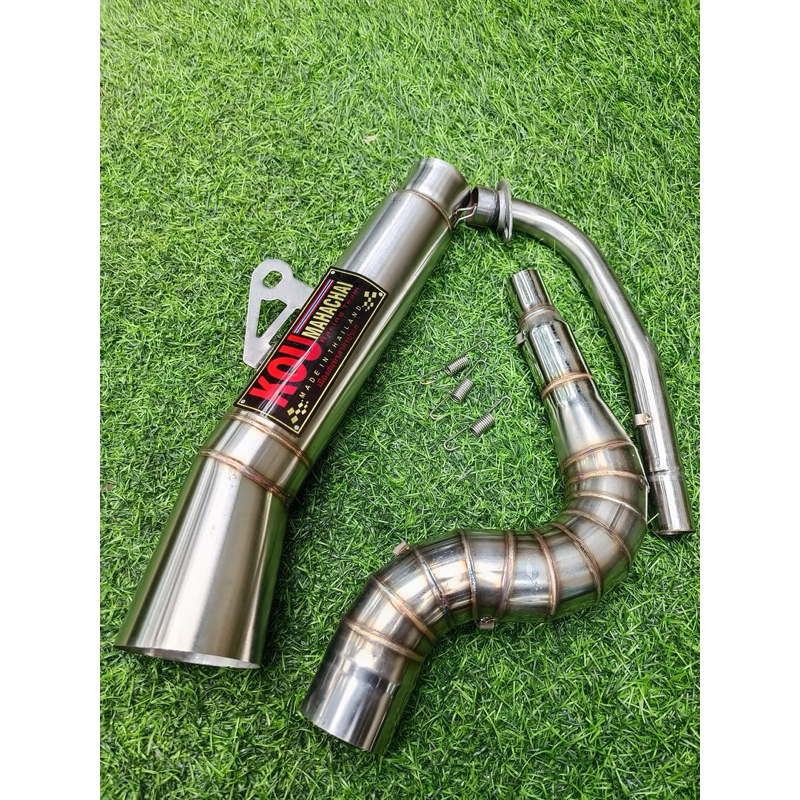 Kou MAHACHAI Pipe canister conical open specs exhaust Pipe for Wave 125 ...
