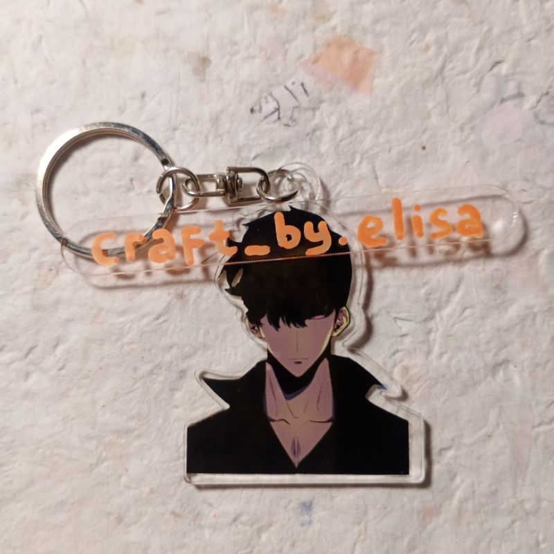 GANTUNGAN Ganci sung jin woo solo leveling / acrylic key chain sung jin ...