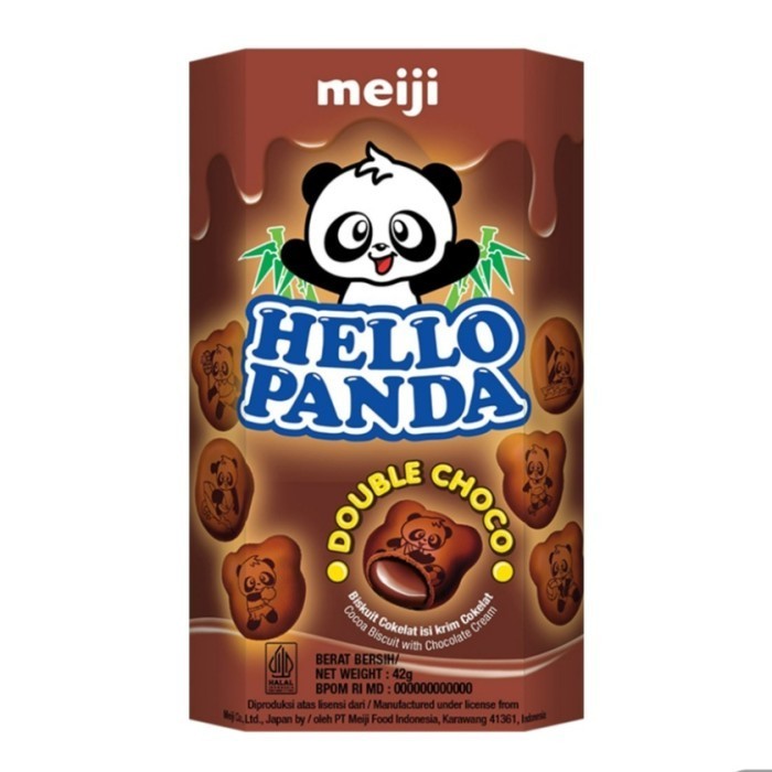 Meiji Hello Panda Double Choco 42 Gr | Shopee Philippines