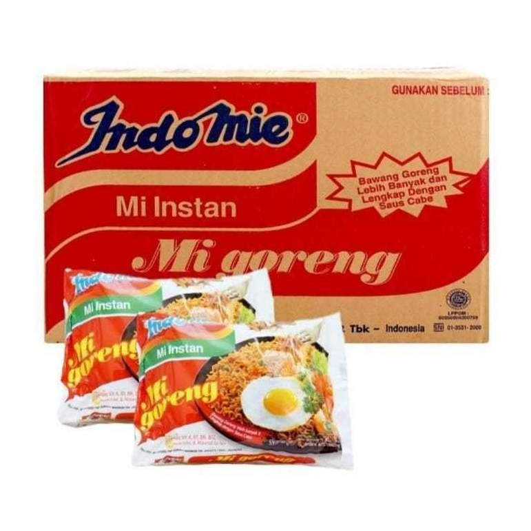 Indomie goreng 1 box contains 40 pcs/ indomie goreng Instant Noodles 1 ...