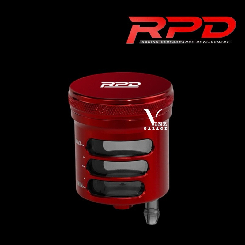 MERAH Red RPD Brake Fluid Tube D4 40 Mm Force Tank // RPD Big 40 Mm ...