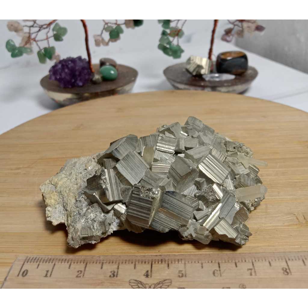 Natural Stone Golden Pyrite Cluster Nusantara Speciment HQ (8) | Shopee ...
