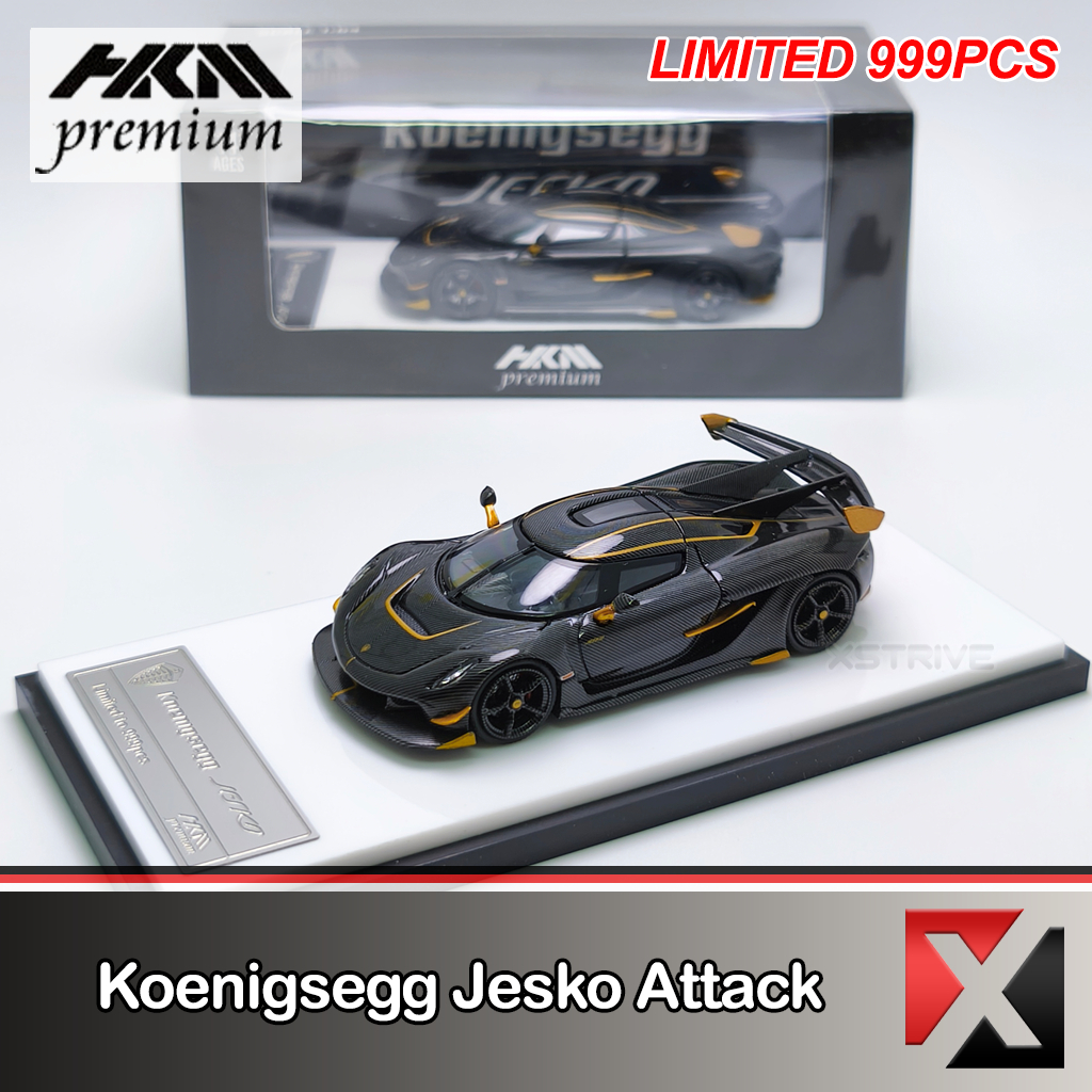 Hkm Premium 1:64 Koenigsegg Jesko Attack Full Carbon Gold | Shopee ...