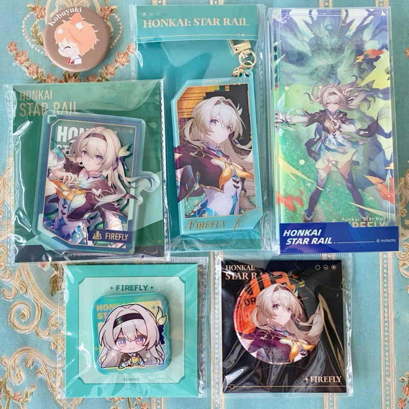 GANTUNGAN Official Firefly / Sam Keychain Standee Badge pin pendant ...