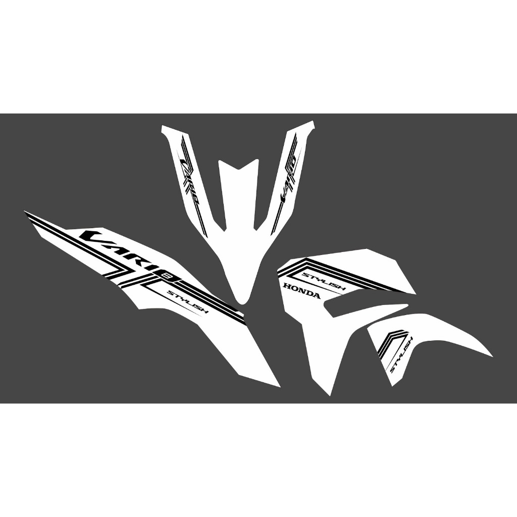 Striping VARIO 125 GEN 2 2023-2025 TRANSPARENT CLEAR LIS LINE SIMPLE ...