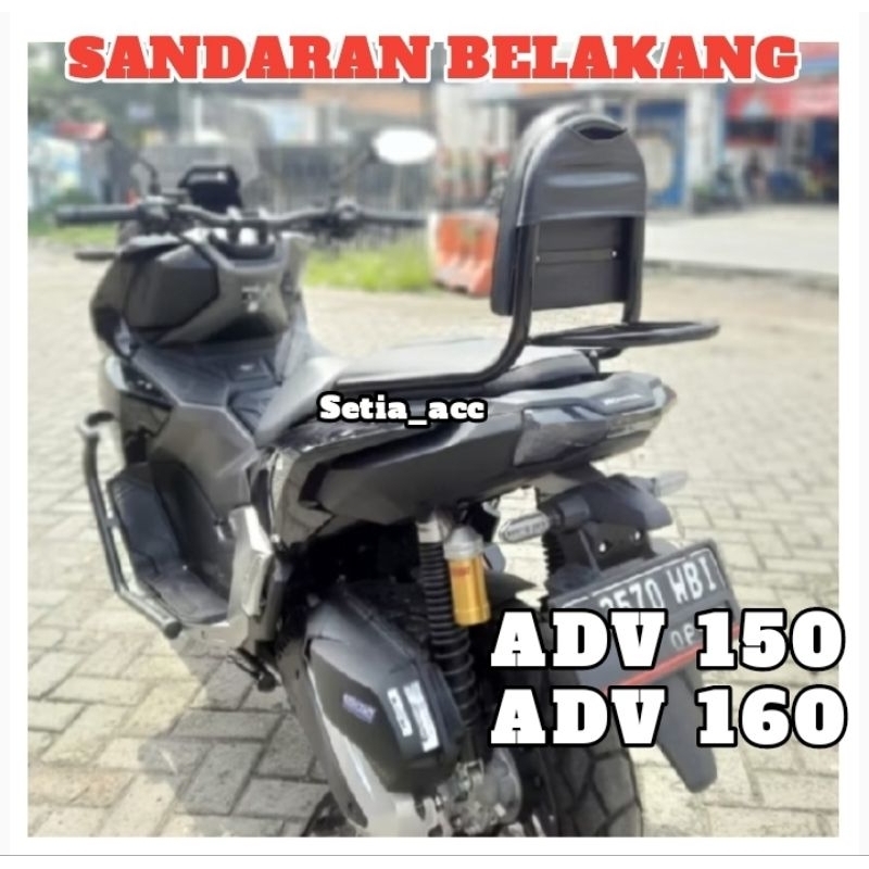 ADV 150 ADV 160 Motorcycle Backrest Rear Seat | Shopee Philippines