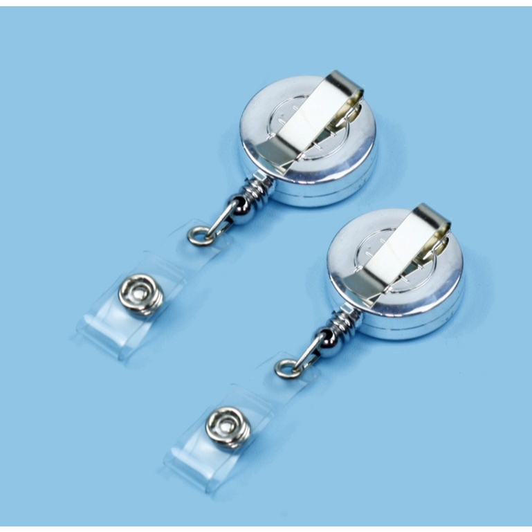 Yoyo id card silver chrome / yoyo name tag / yoyo resin silver | Shopee ...