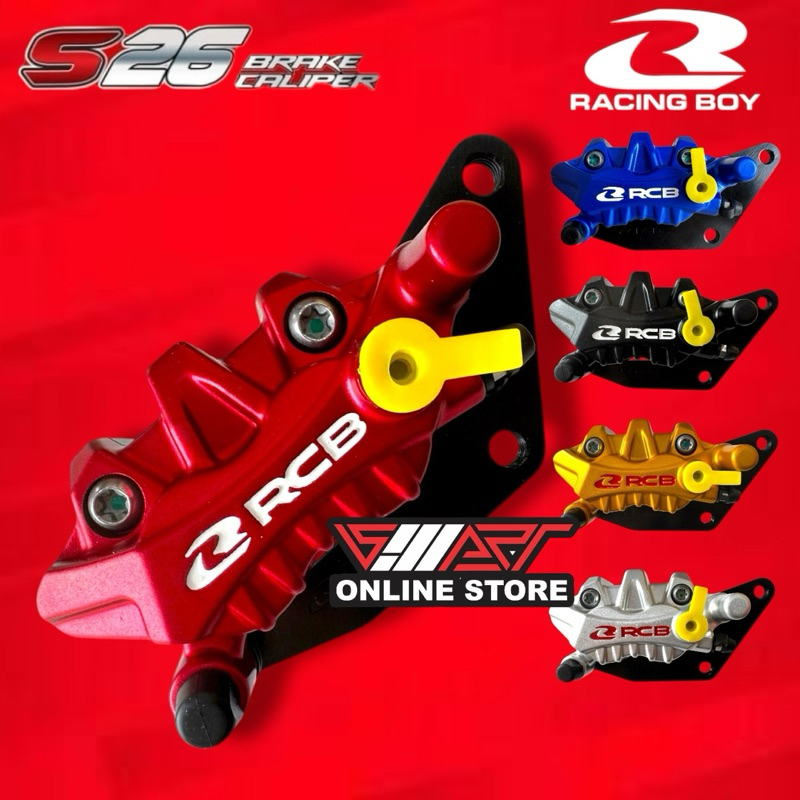 Rcb S26 CALIPER (FRONT) FRONT YAMAHA NMAX, AEROX, LEXI (2 PISTON ...