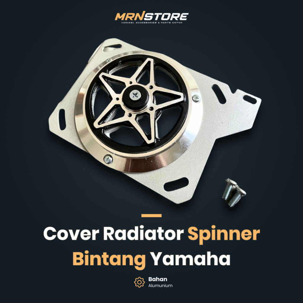 RADIATOR COVER SET SPINNER MODEL (NEW STAR) YAMAHA AEROX NMAX LEXI ...