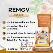 Remov Vitamin Big Strong Sachet Cat Vitamin for Fat Antibodies 5 ...