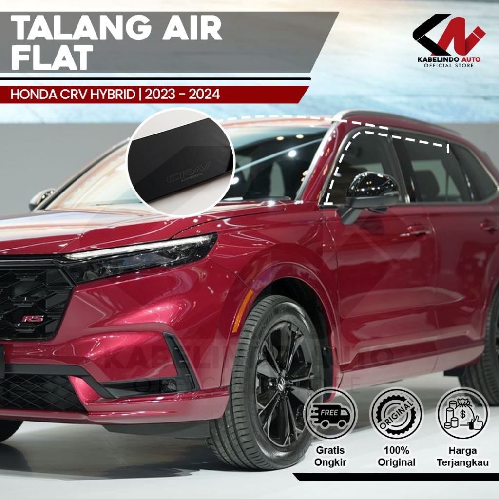 Honda CRV Hybrid Car Door Water Gutters 2023 - 2024 Flat High Quality 4 ...