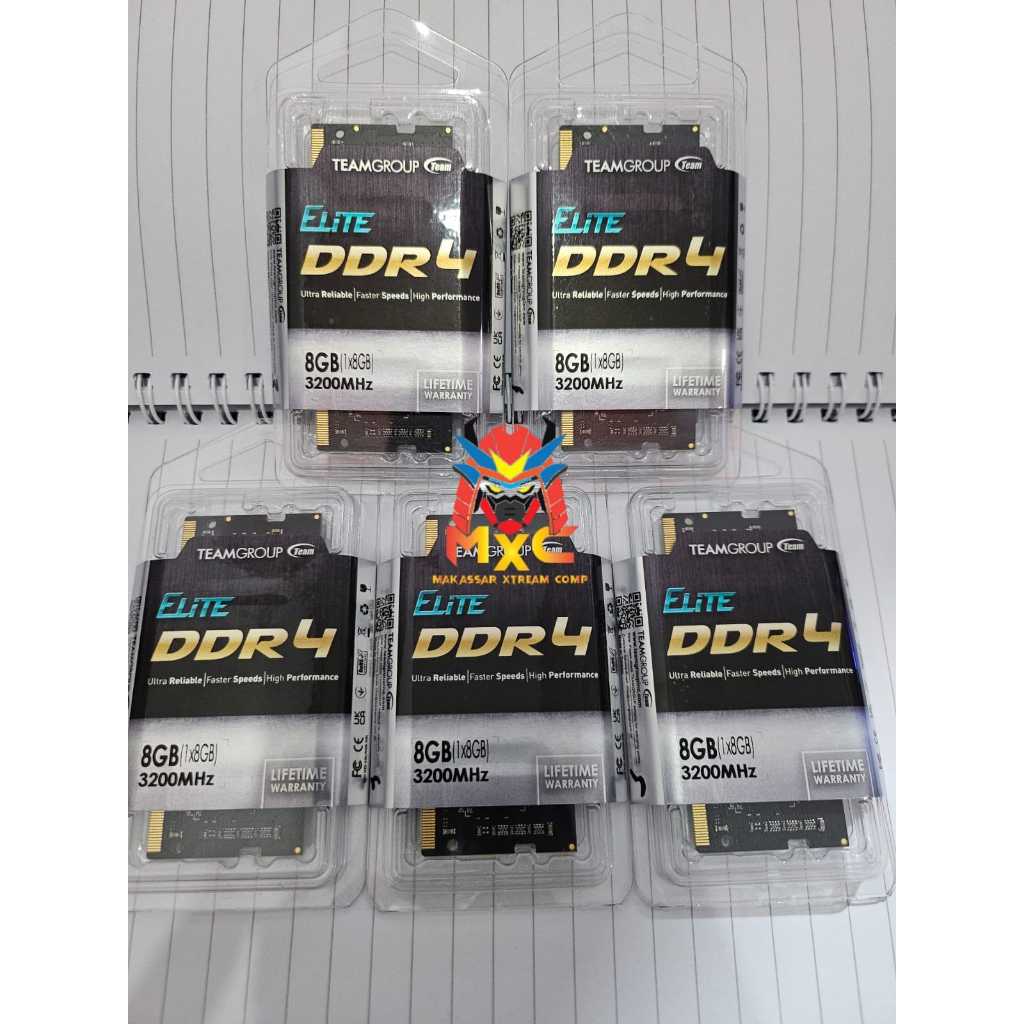 Ram Team Elite 8Gb 25600 - Official Sodimm Ddr4 8Gb 3200Mhz | Shopee ...