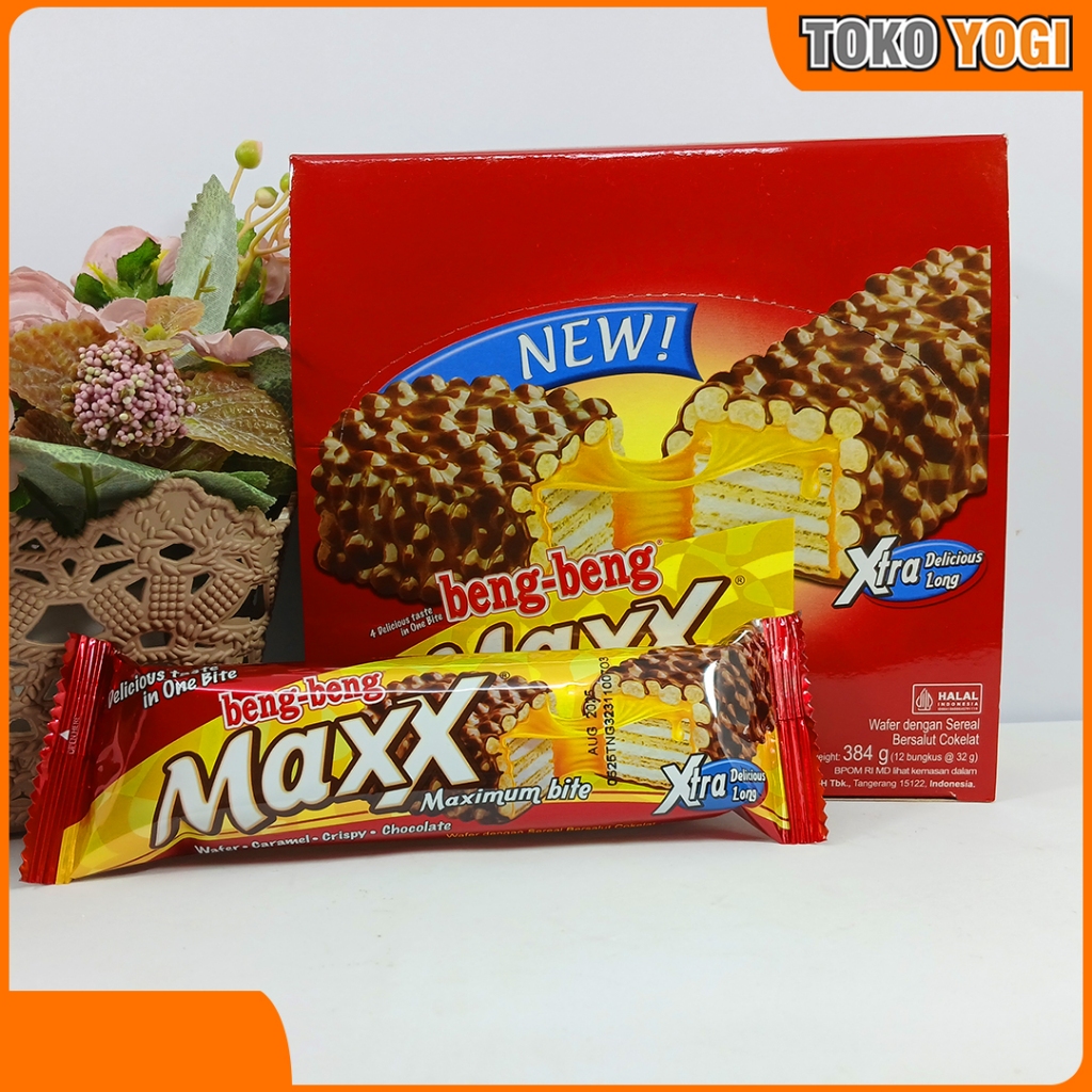 Beng-beng MAXX 384g || 1 BOX (12 PACKS x 32g) | Shopee Philippines