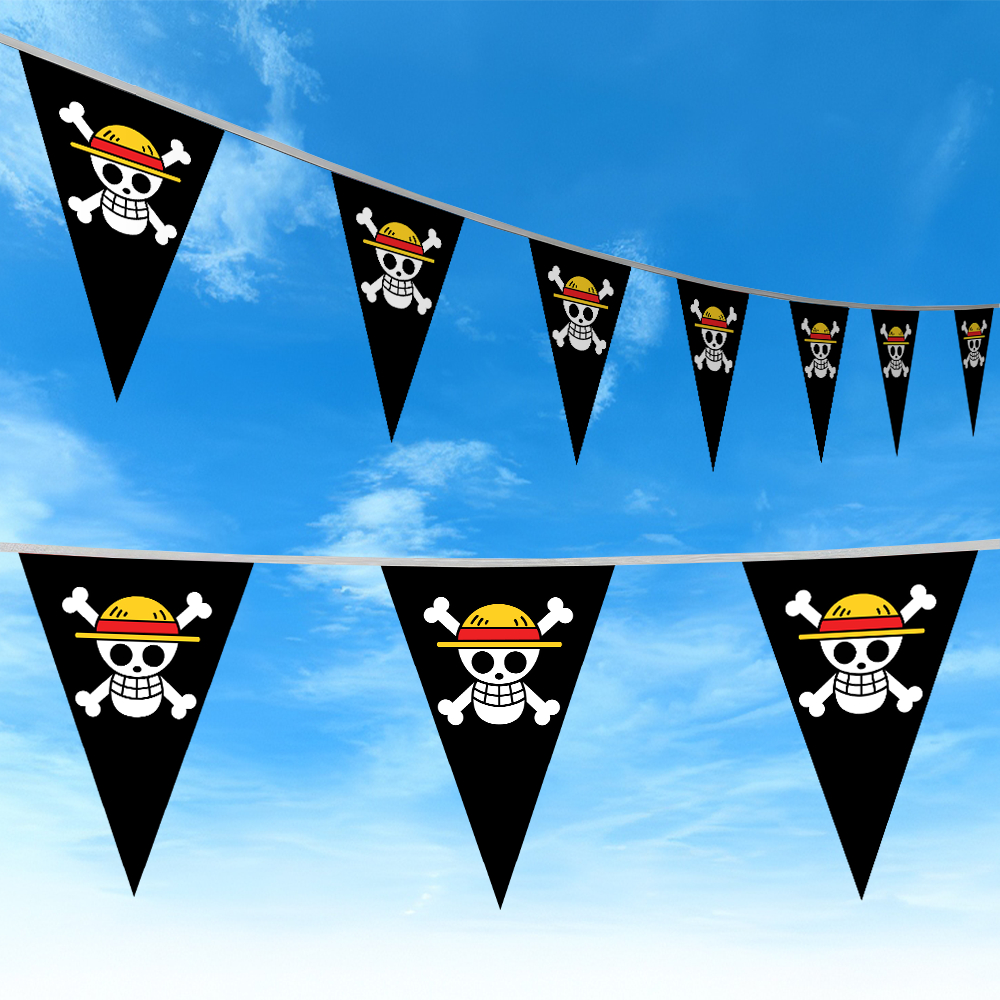 Nazhifa Printing - One Piece Hanging Flag Mugiwara No luffy Jolly Roger ...