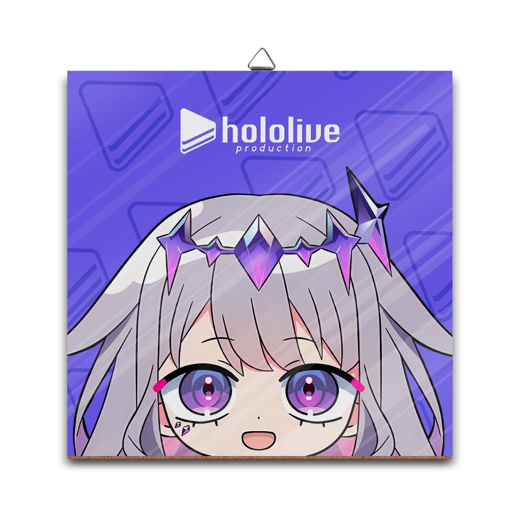 Vtuber anime wooden wall Poster KOSEKI BIJOU PEEKER ALT - HOLOLIVE ...