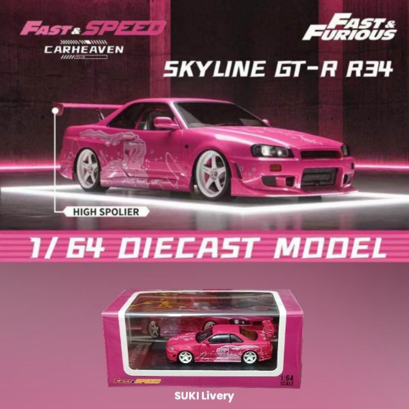 Fast&speed Nissan Skyline GT-R R34 Z-True Suki Livery | Shopee Philippines