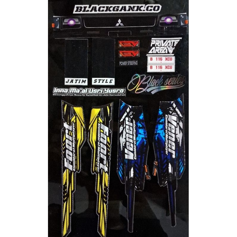 PICKUP L300 Miniature SQUID LAND Sticker plastic/scale 10 | Shopee ...