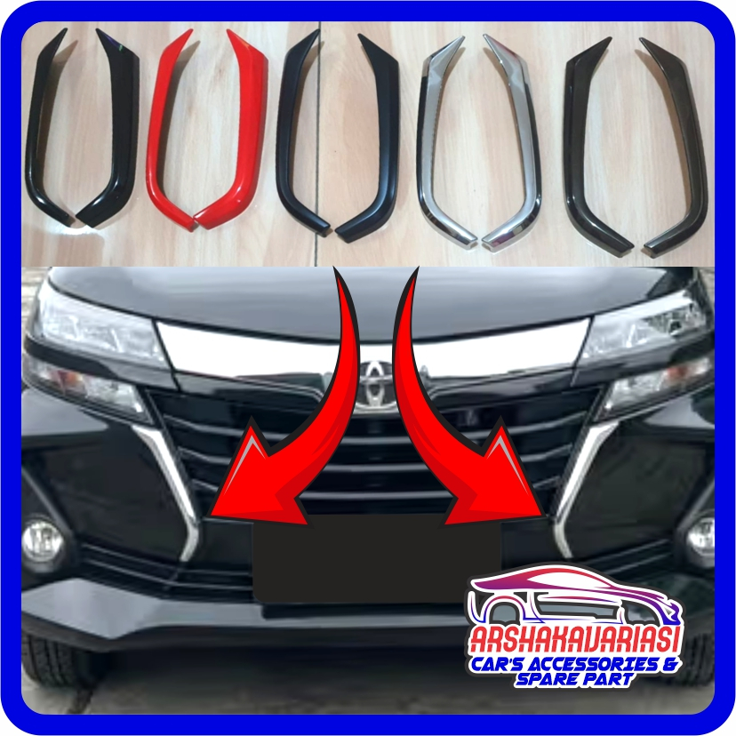 List of Garnish Trims for Front Grill Bumpers for Avanza & Xenia 2019 ...