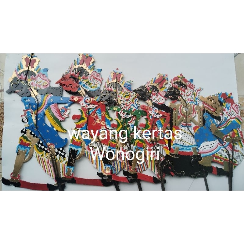 Package contains 6 puppets of Dewa Dewa batara paper | Shopee Philippines