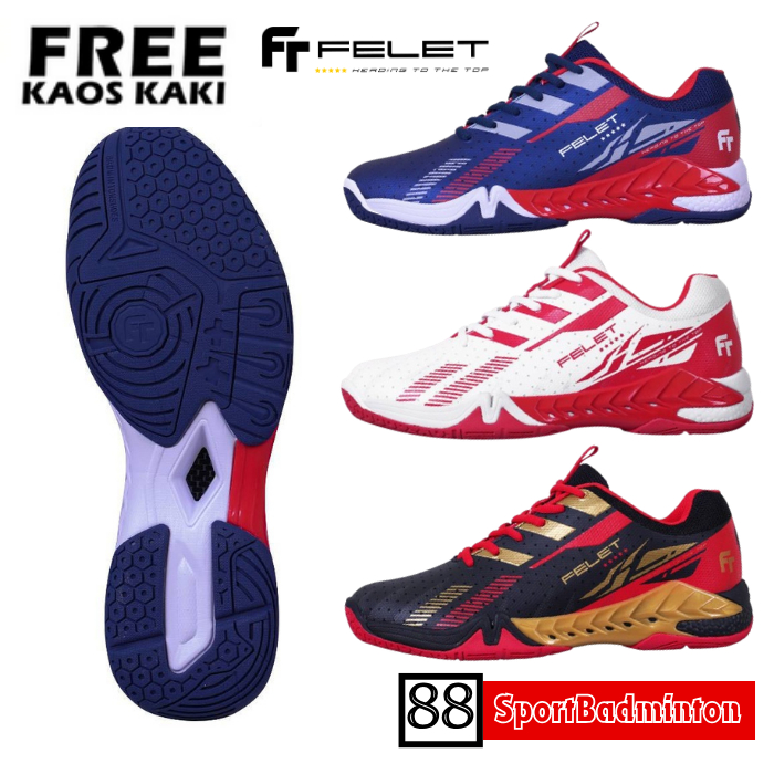 Felet POWER BOOST Badminton Shoes - Original Felet Badminton Shoes ...