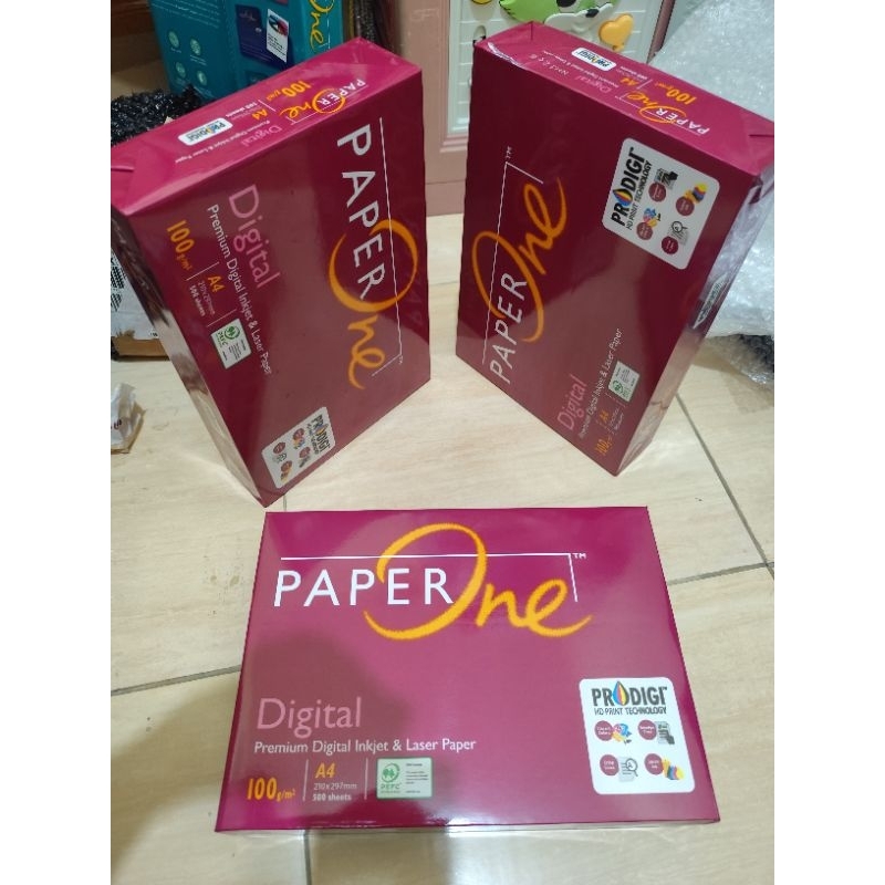 Paperone HVS Paper, Fotocpy A4 100gr Digital 1 Ream (500 sheets ...