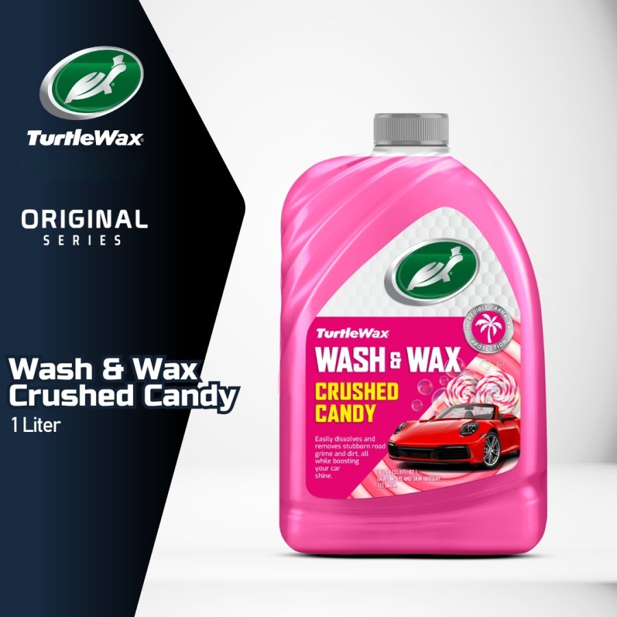 SAMPO Turtle Wax Wash & Wax Crushed Candy Shampoo Car Motorcycle Wash ...