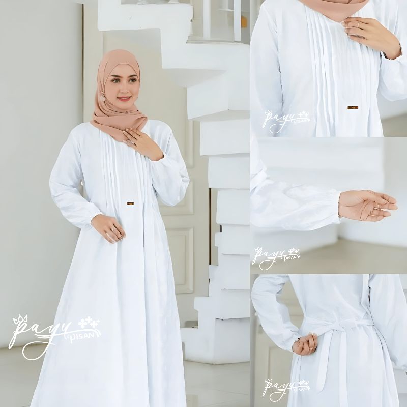 Elegant, Luxurious, Premium Crinkle Plain Dress, Clean White Dress ...