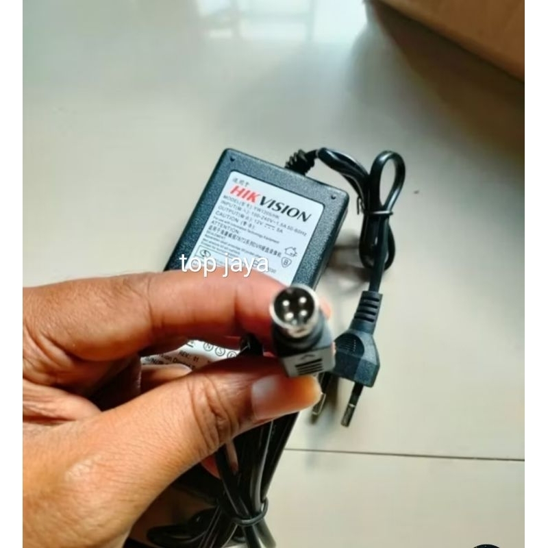 12v 5A 4 pin ADAPTER / Hikvision DVR ADAPTER 4 pin 12 Volt 5 Ampere ...