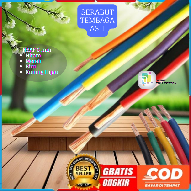 - NYAF Fiber Cable 6mm NYAF Cable 6mm Grounding Cable Per Meter Super ...