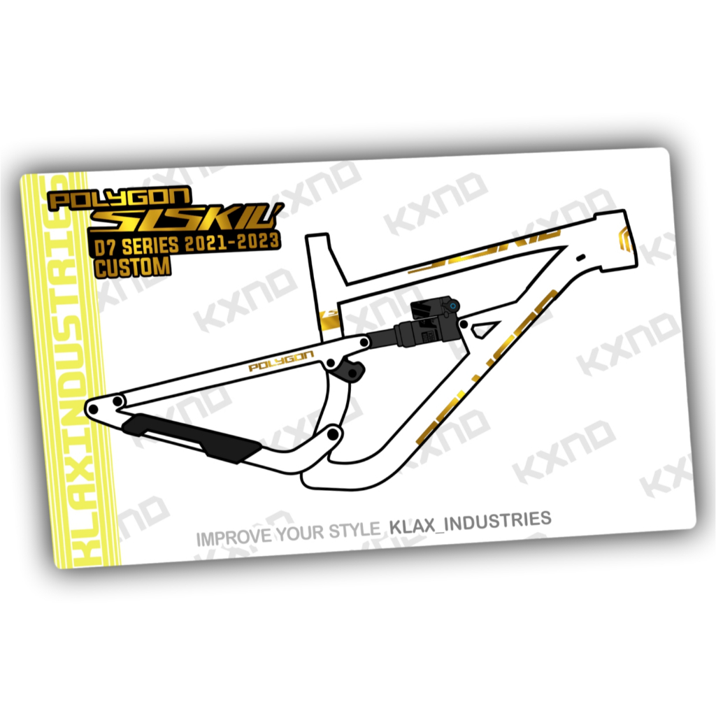 Decal polygon SISKIU D7 METTALIC custom BIKE Bicycle Sticker | Shopee ...
